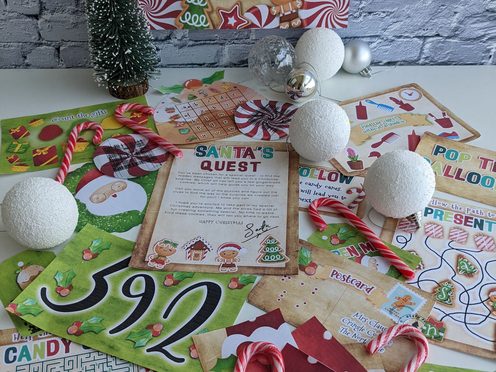 Santas Quest Christmas Escape Room – LockPaperEscape