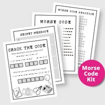 Morse Code Activity Kit for Kids – LockPaperEscape