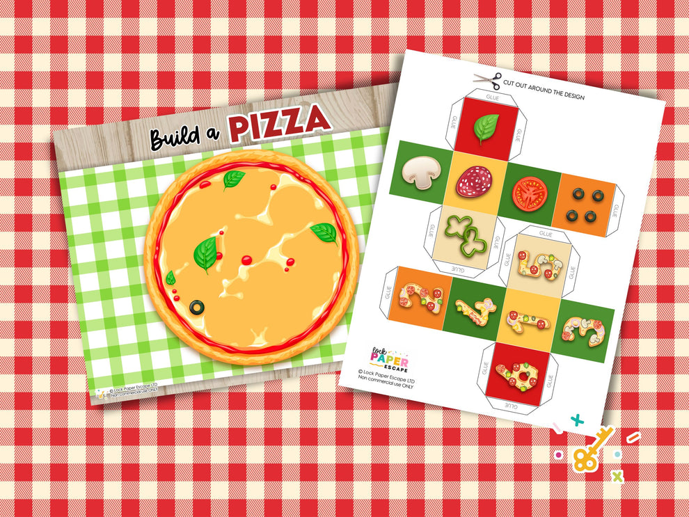 Pizza Party Game Pack – LockPaperEscape