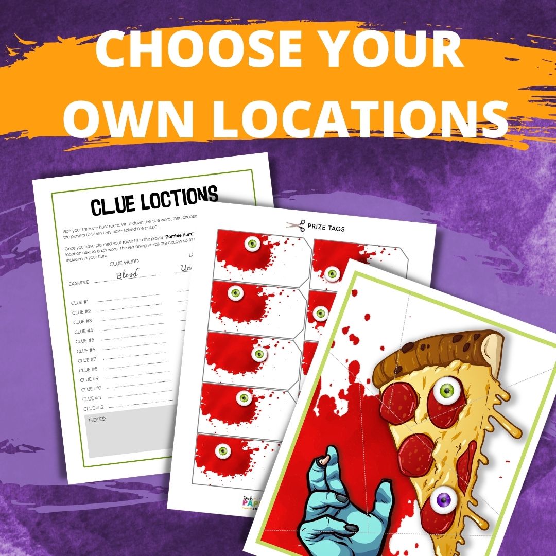 Zombie Puzzle Hunt – LockPaperEscape