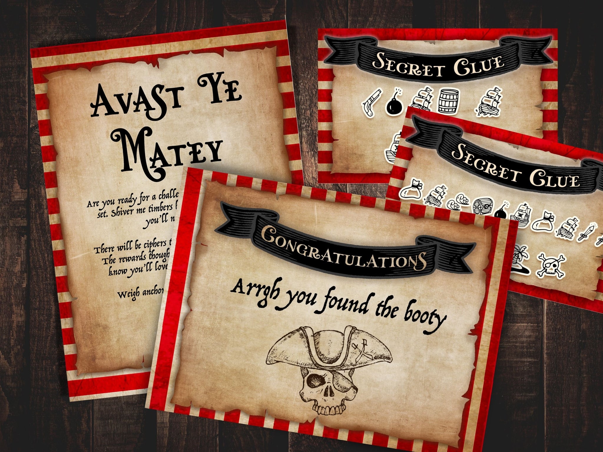 Pirate Treasure Hunt | Secret Code – LockPaperEscape