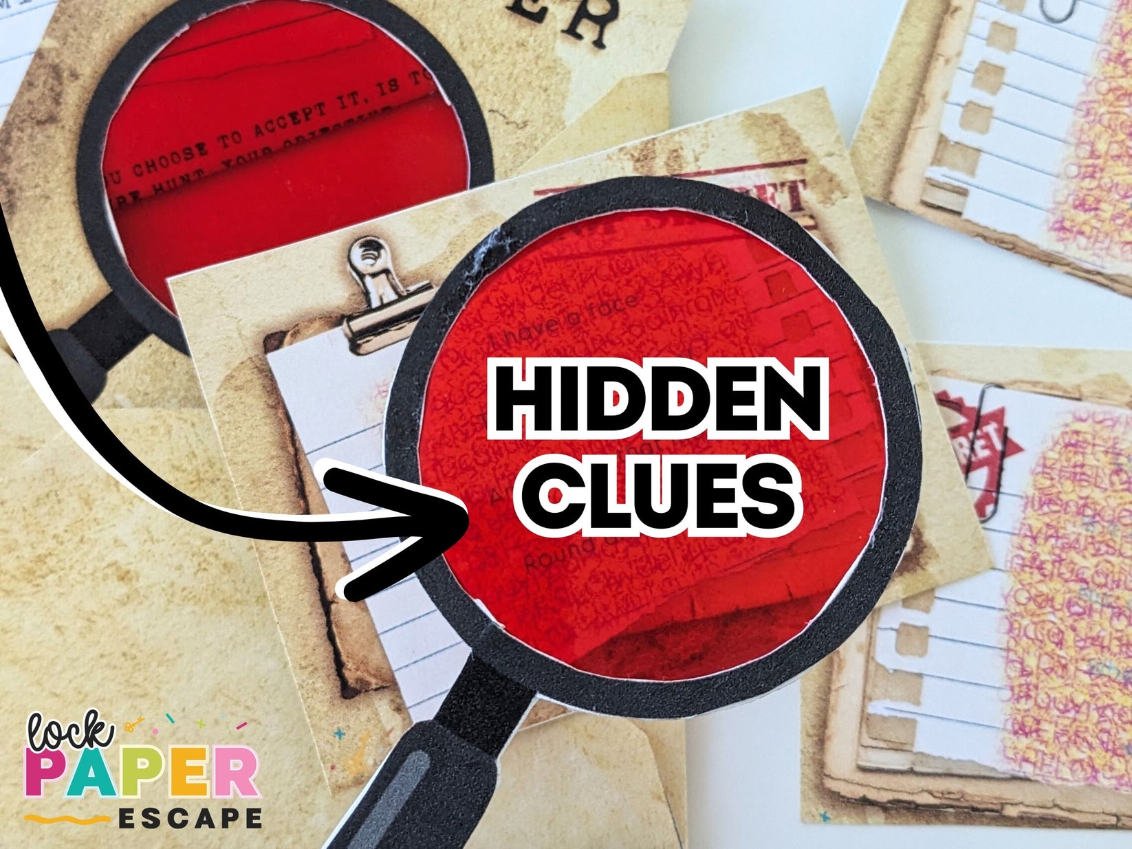 Spy Secret Message Treasure Hunt – LockPaperEscape