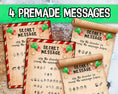 Secret Christmas Message – LockPaperEscape
