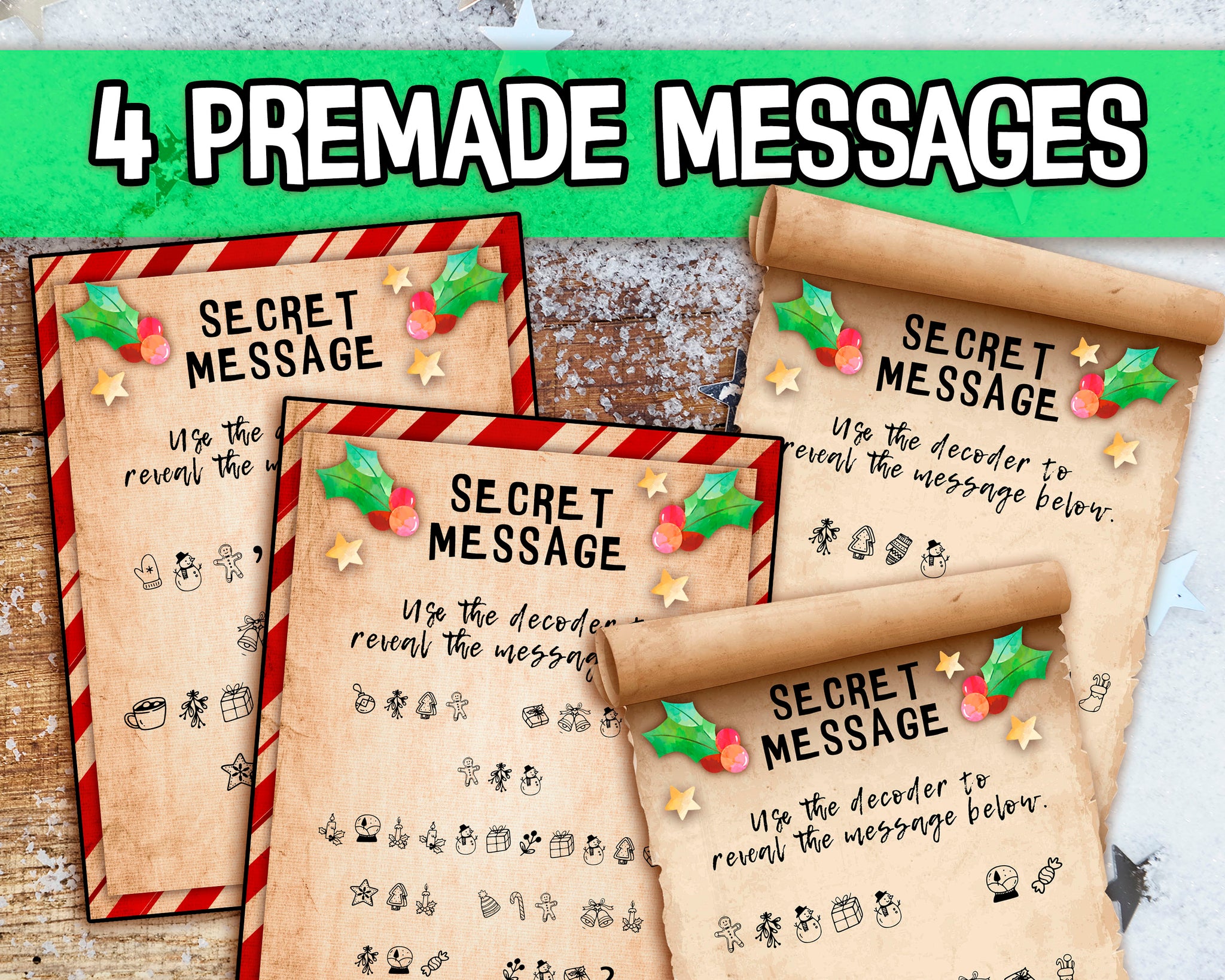 Secret Christmas Message – LockPaperEscape