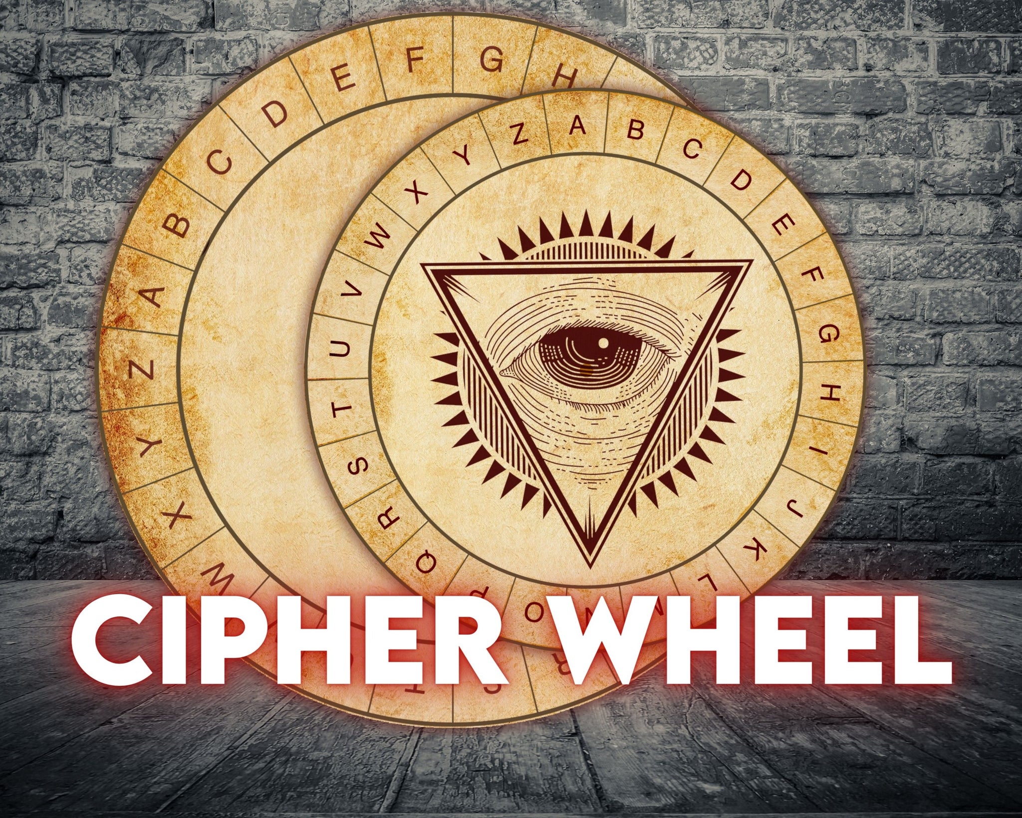 Cipher Wheel Printable – LockPaperEscape