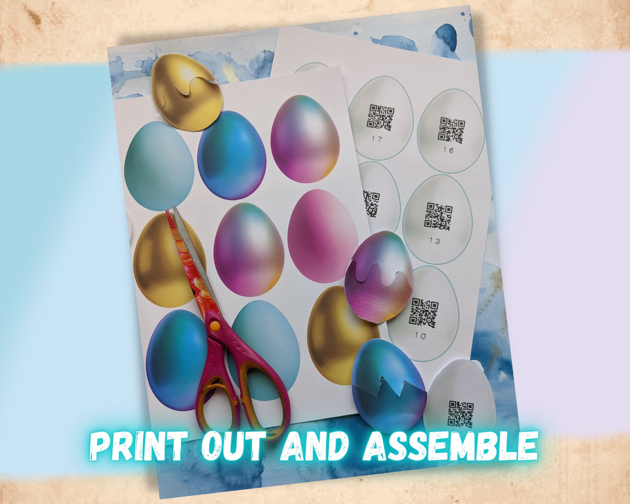 QR code Easter Hunt – LockPaperEscape