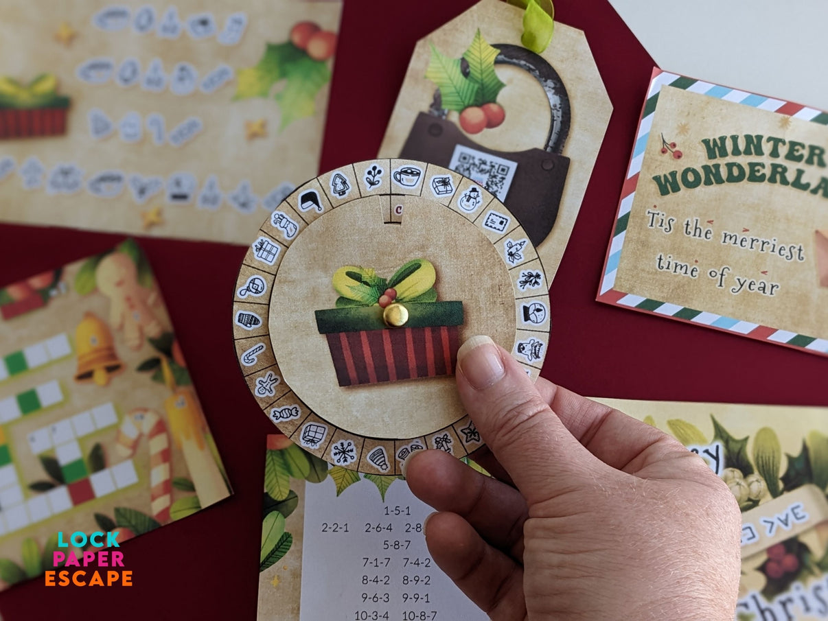 Christmas Escape Room Envelope – LockPaperEscape