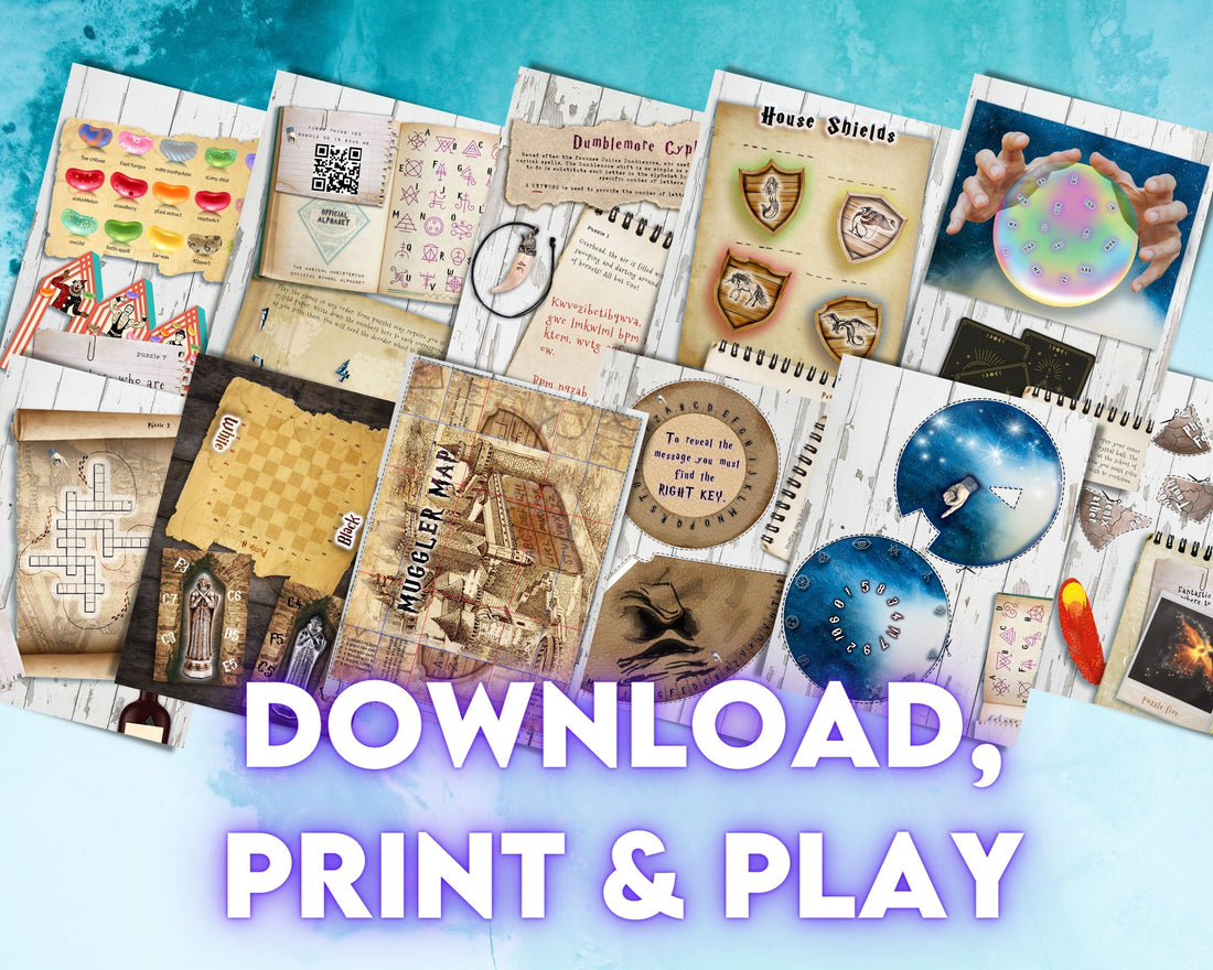 Wizard Escape Room Game – LockPaperEscape