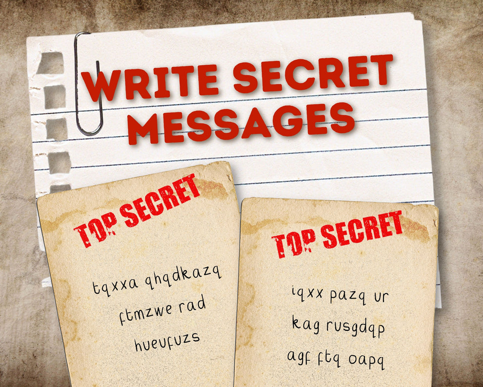 Spy Cipher Wheel – LockPaperEscape