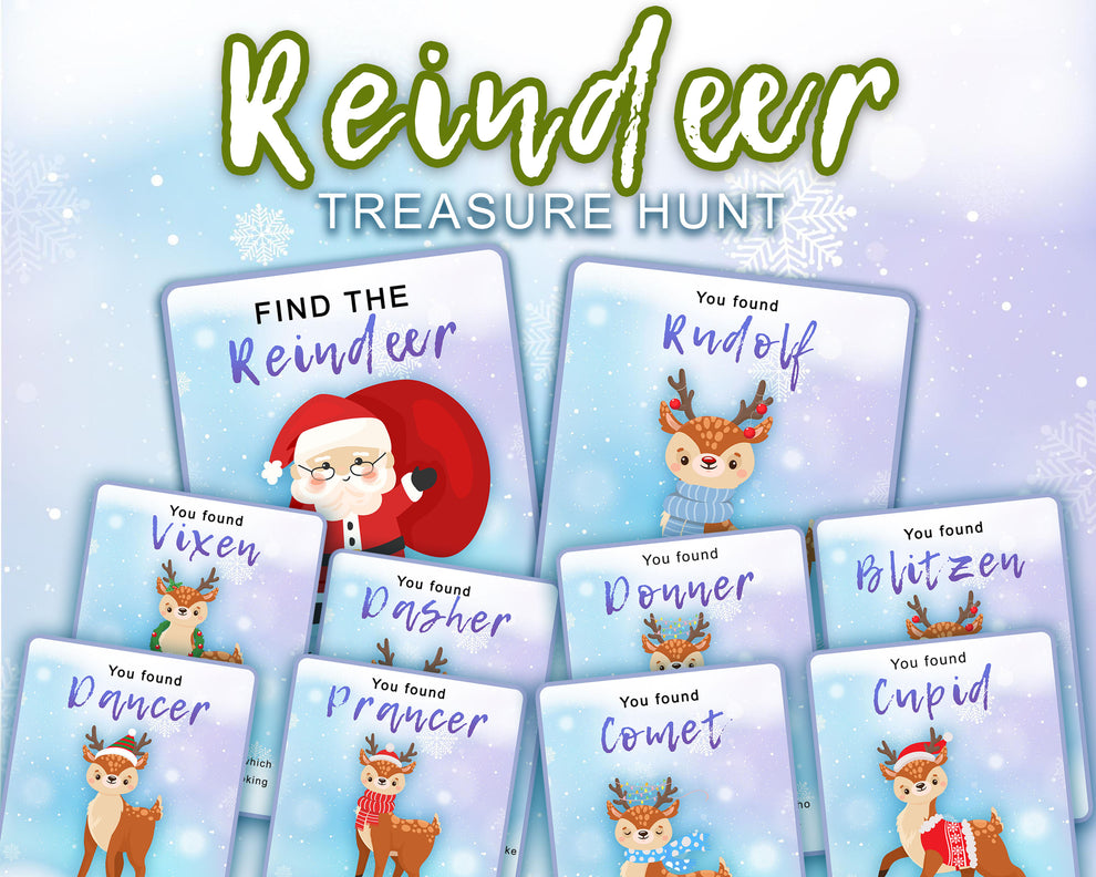 Reindeer Christmas Treasure Hunt – LockPaperEscape