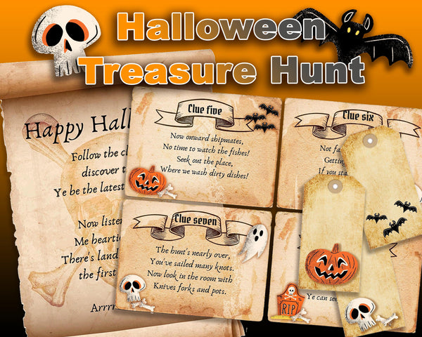 Halloween Pirate Treasure Hunt – LockPaperEscape