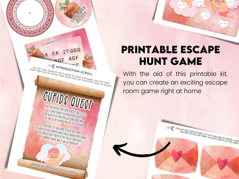 Cupid's Quest Valentine's Escape Room Hunt – LockPaperEscape
